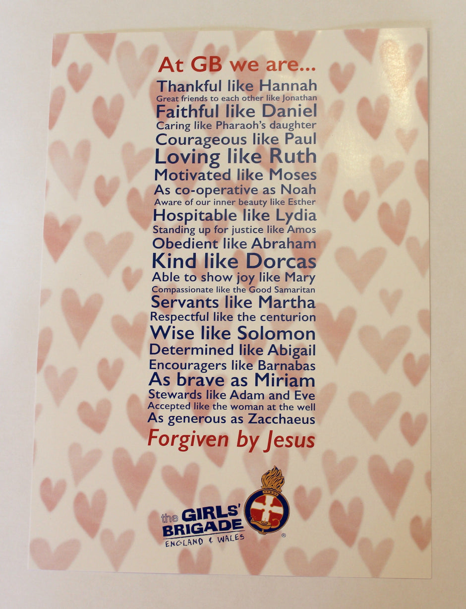 Girls' Brigade England and Wales online shop – Girls' Brigade Trading